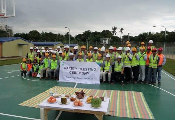 SAFETY BLESSING CEREMONY (TVEP PROJECT) - SB Construction Corporation